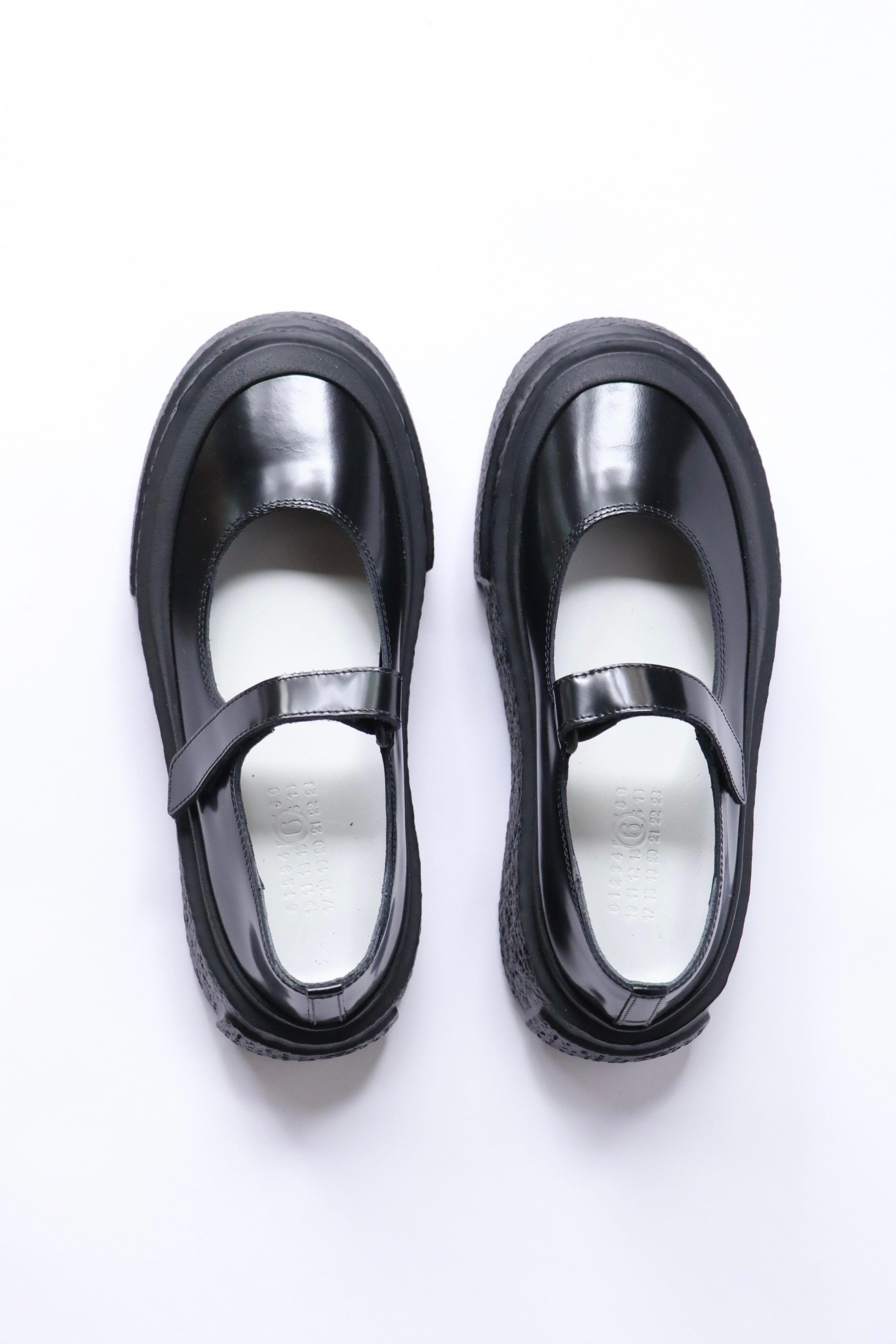 MM6 Maison Margiela Mary Jane Platform in Black | WE ARE ICONIC MM6 Maison Margiela Mary Jane Platform in Black | WE ARE ICONIC